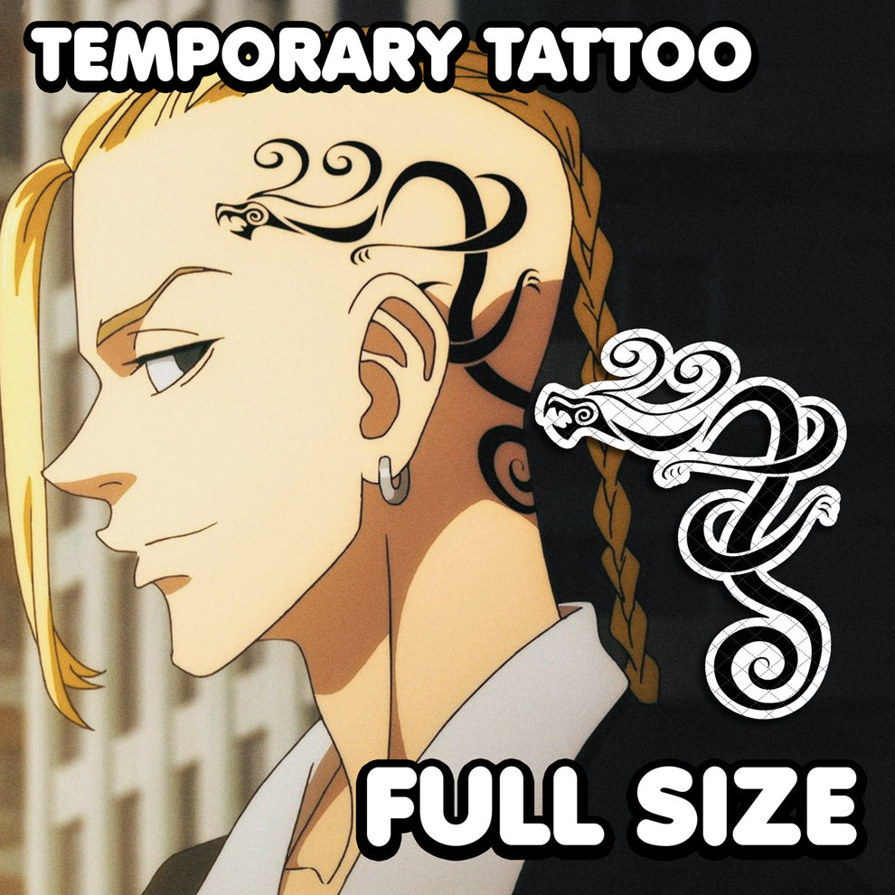 Draken - Tokyo Revengers | Temporary Tattoo | AlunaCreates